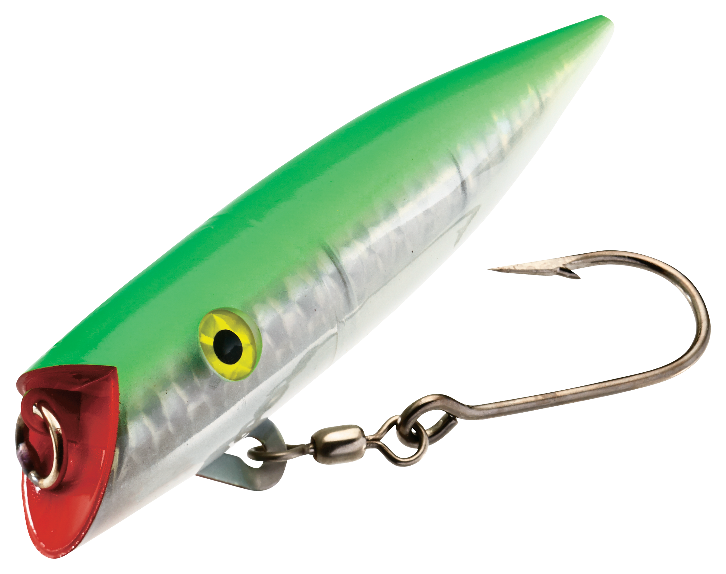 Silver Horde Ace Hi Plug - UV Green/Silver Mylar | Bass Pro Shops